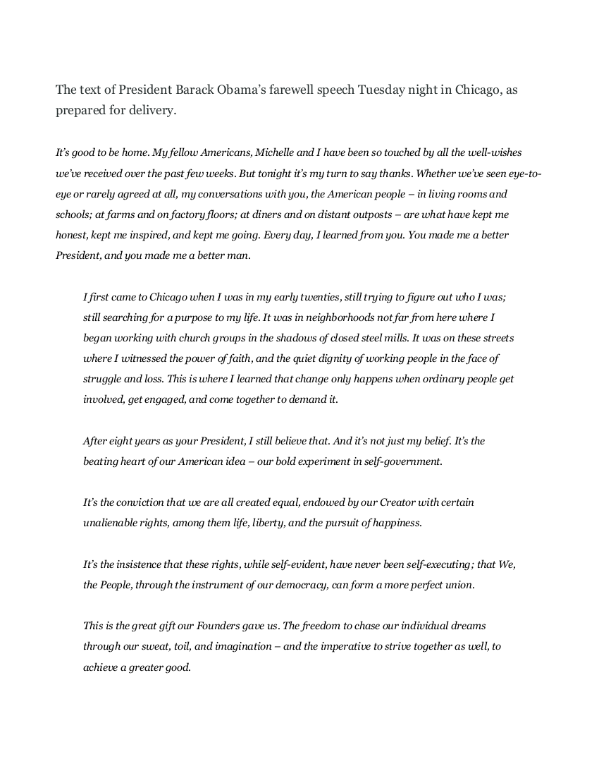 Farewell Speech 16 Examples Format Sample Examples