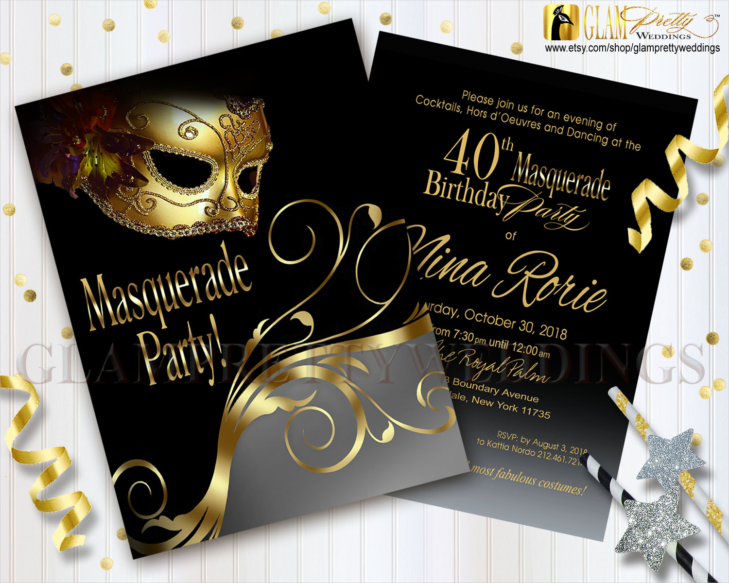Masquerade Party Invitation - 17+ Examples, Format, Pdf | Examples