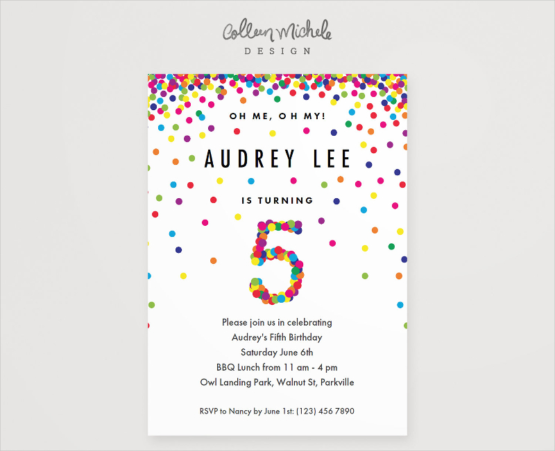 Birthday Party Invitation - 20+ Examples, Format, Pdf | Examples