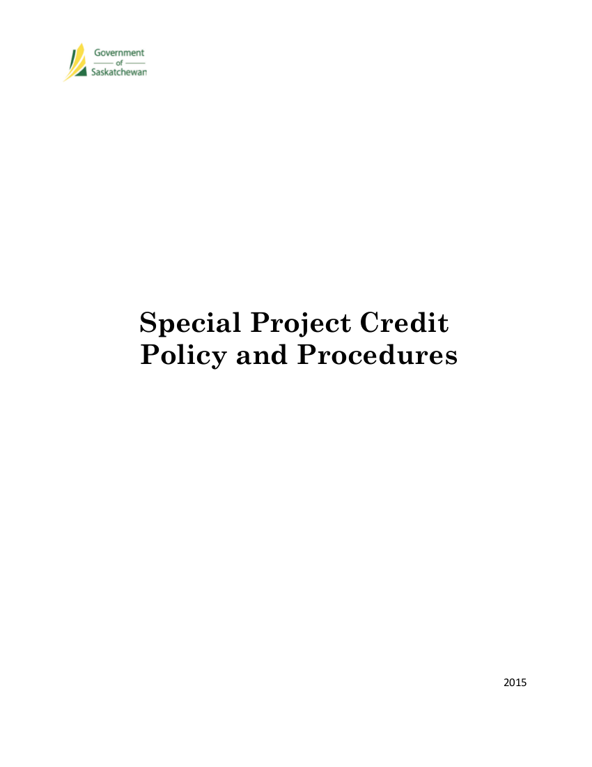 Examples of Credit PoliciesProcedures - Format, Sample | Examples