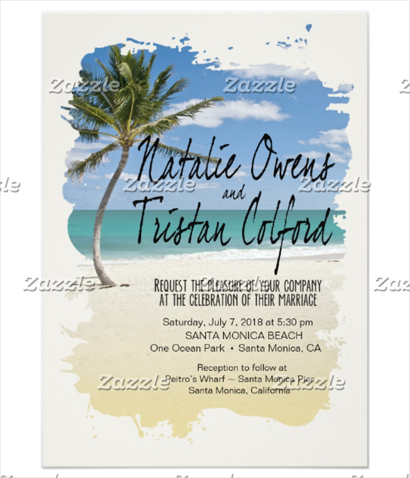 Resort Wedding Invitation - 14+ Examples, Format, Pdf | Examples