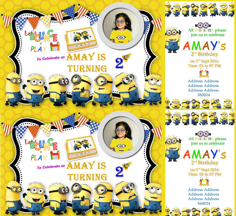 Minions Birthday Invitation - 11+ Examples, Illustrator, Word, Pages, Tips