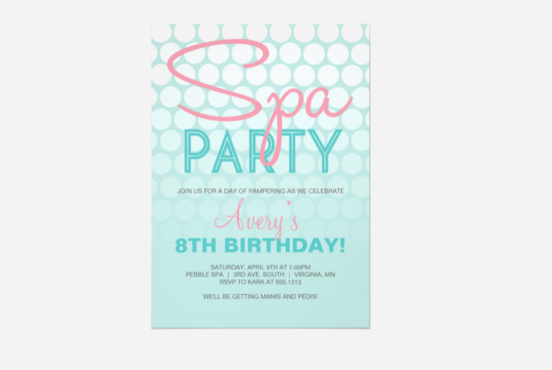 Spa Party Invitation - 16+ Examples, Format, Pdf | Examples