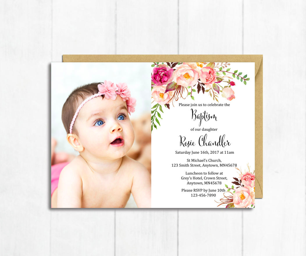 FREE 14 Baptism Invitation Designs Examples In PSD AI EPS Vector 