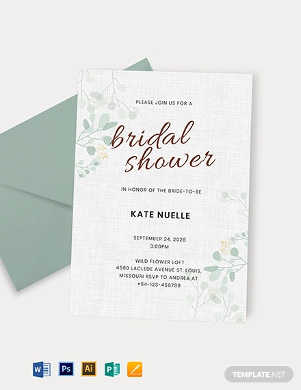 Bridal Shower Invitation 43 Examples Format Pdf Examples