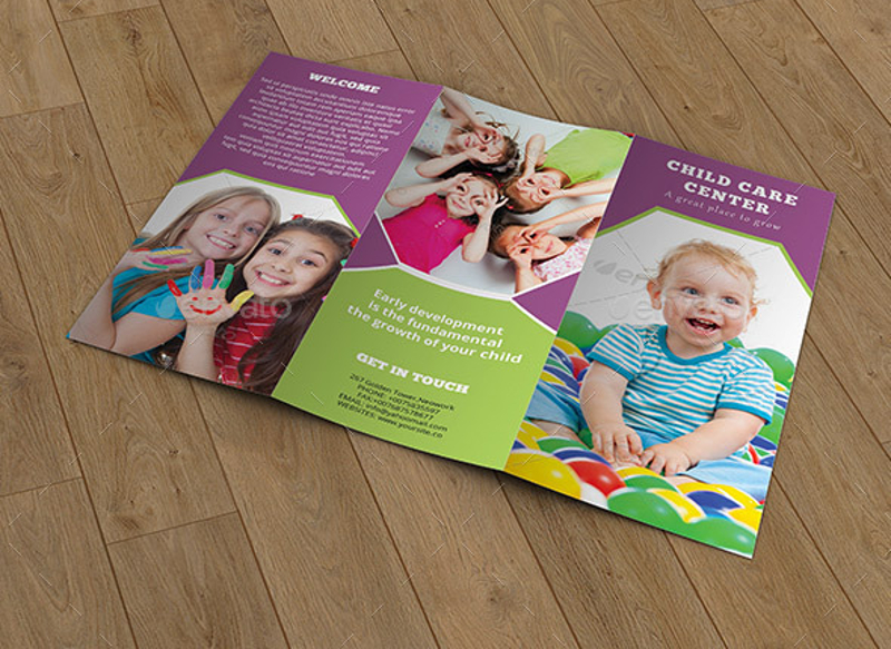 Child Care Brochure - 13+ Examples, Format, Pdf | Examples
