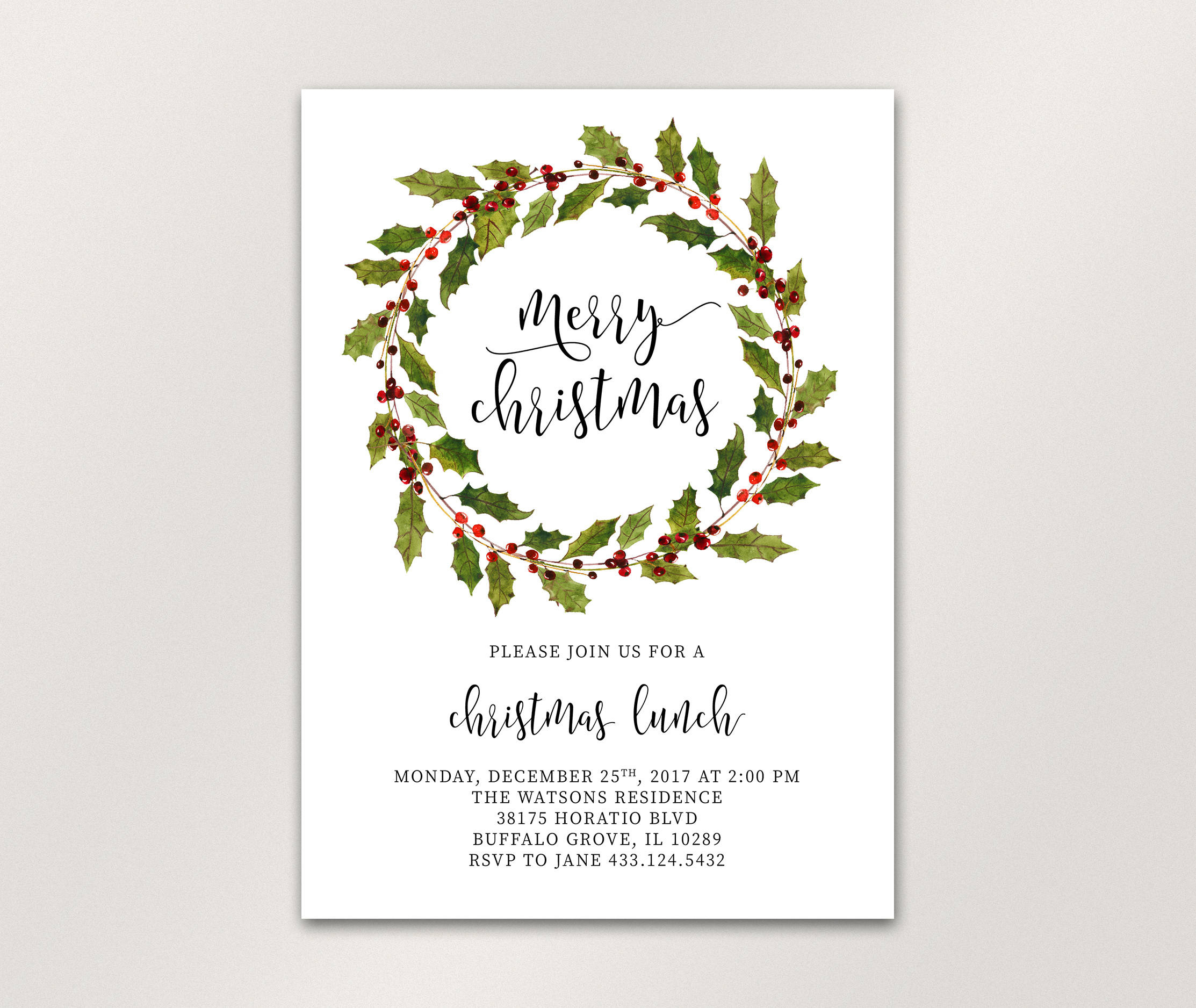 Printable Lunch Invitation Designs Examples 21 In Publisher Word 