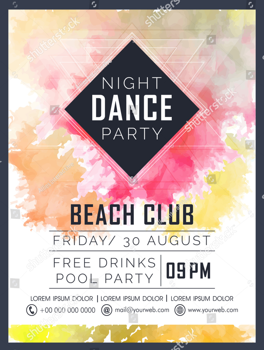 Dance Party Invitation - 15+ Examples, Format, Pdf | Examples
