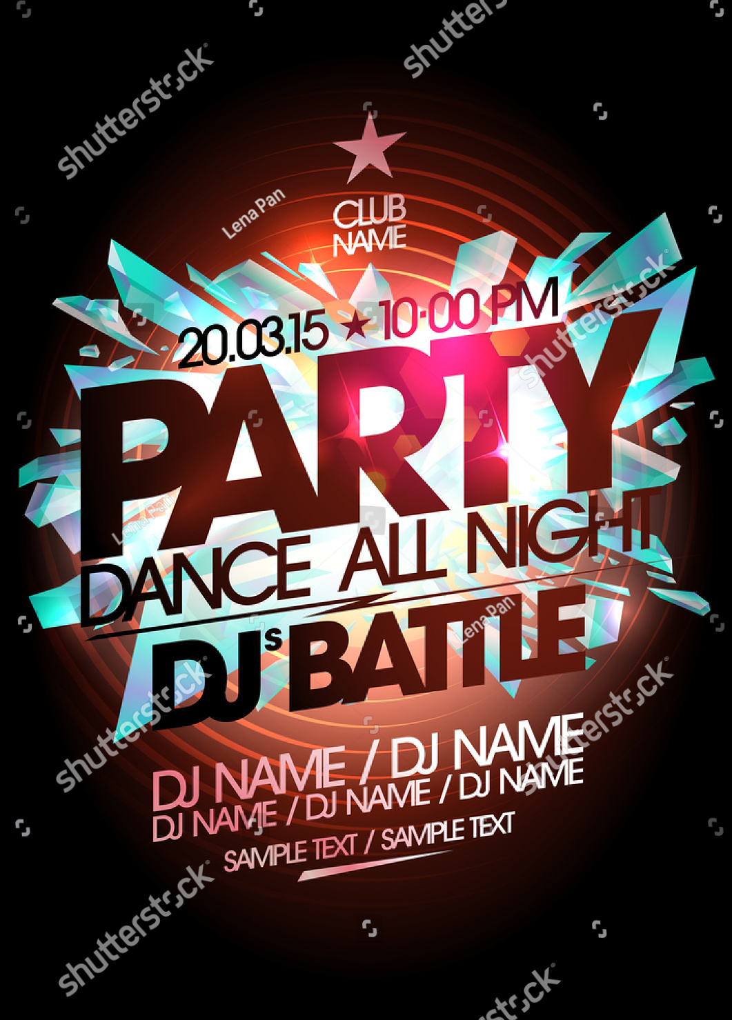 Dance Party Invitation - 15+ Examples, Format, Pdf | Examples
