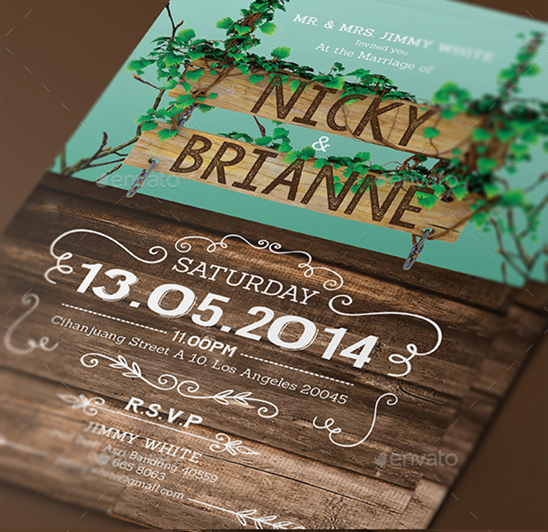 Rustic Party Invitation - 18+ Examples, Format, Pdf | Examples