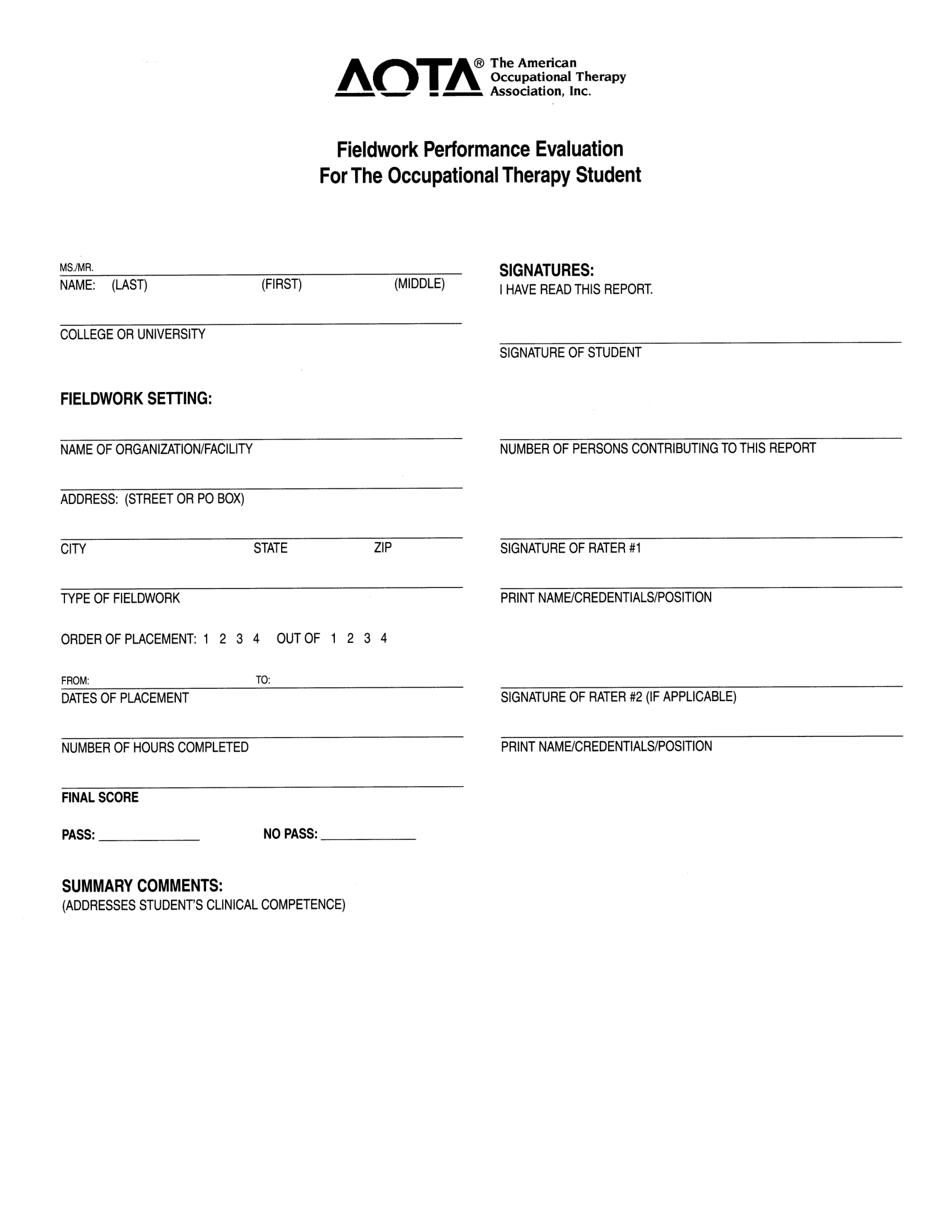 10 Useful Performance Evaluation Forms Examples Samples Examples