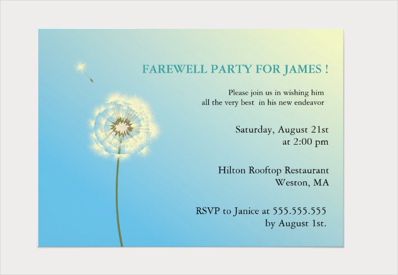 Farewell Party Invitation 24 Examples Format Pdf Examples