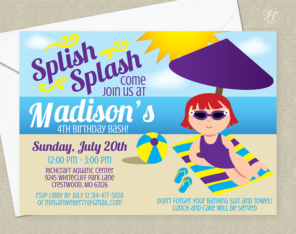 Beach Party Invitation 17 Examples Format Pdf Examples