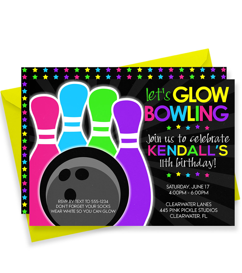Bowling Invitation - 15+ Examples, Format, Pdf | Examples
