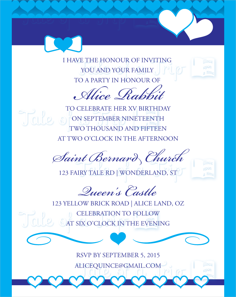 Quinceanera Invitation - 14+ Examples, Format, Pdf | Examples
