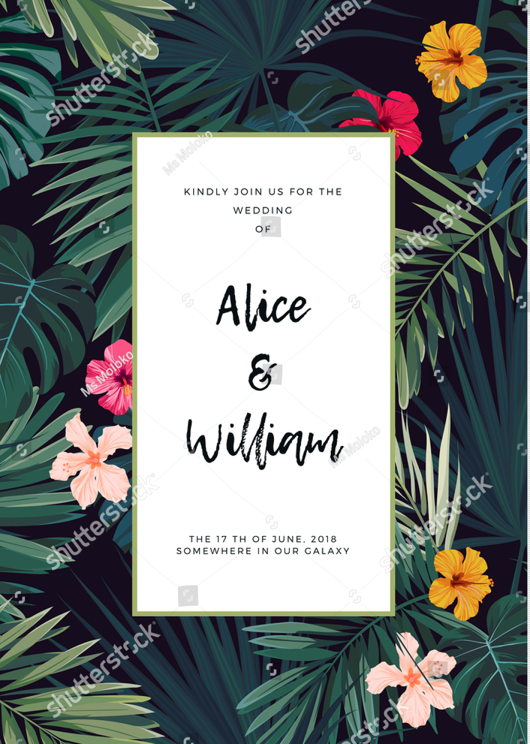 Resort Wedding Invitation - 14+ Examples, Format, Pdf | Examples