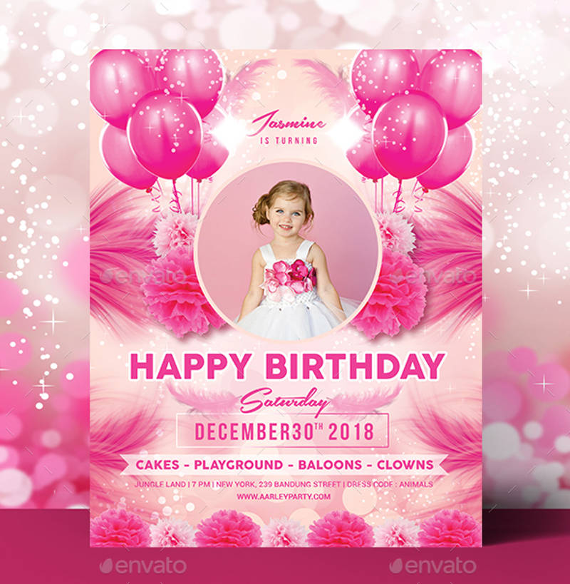 Birthday Invitation Template Psd Free Printable Templates