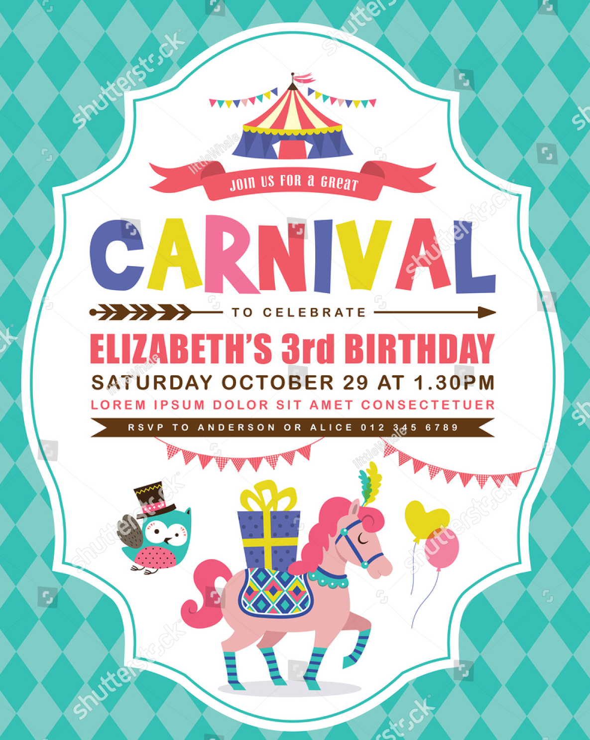 Carnival Party Invitation - 16+ Examples, Illustrator, Word, Pages ...