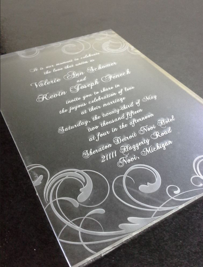 Acrylic Invitation - 10+ Examples, Format, Pdf | Examples