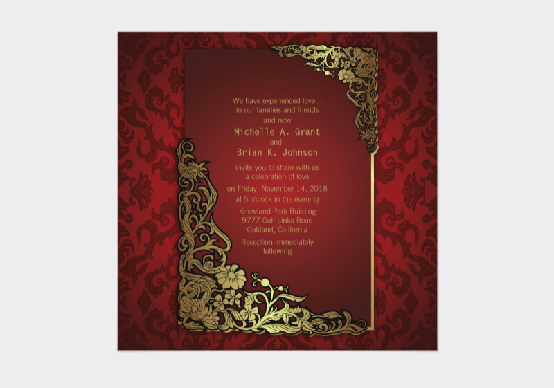 Luxury Wedding Invitation - 17+ Examples, Format, Pdf | Examples