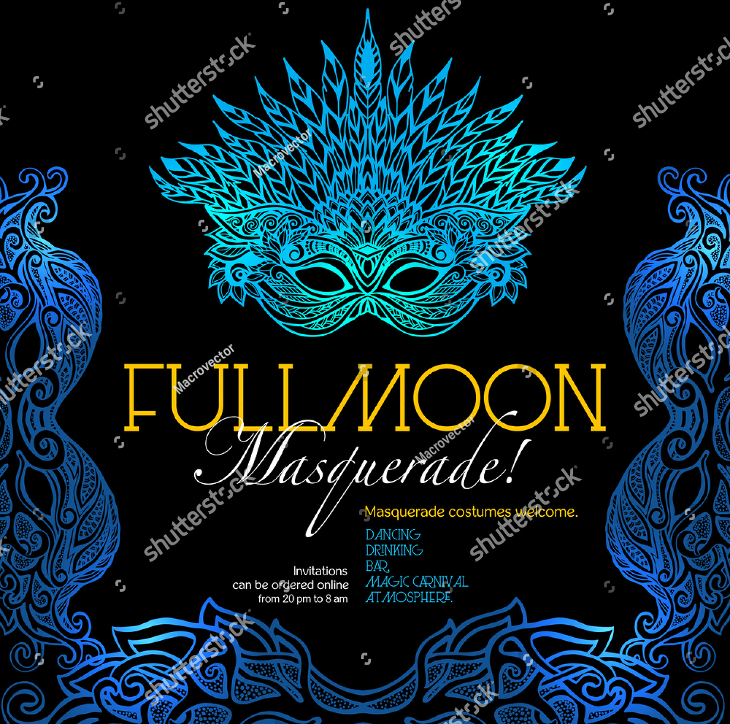 Masquerade Party Invitation - 17+ Examples, Format, Pdf | Examples