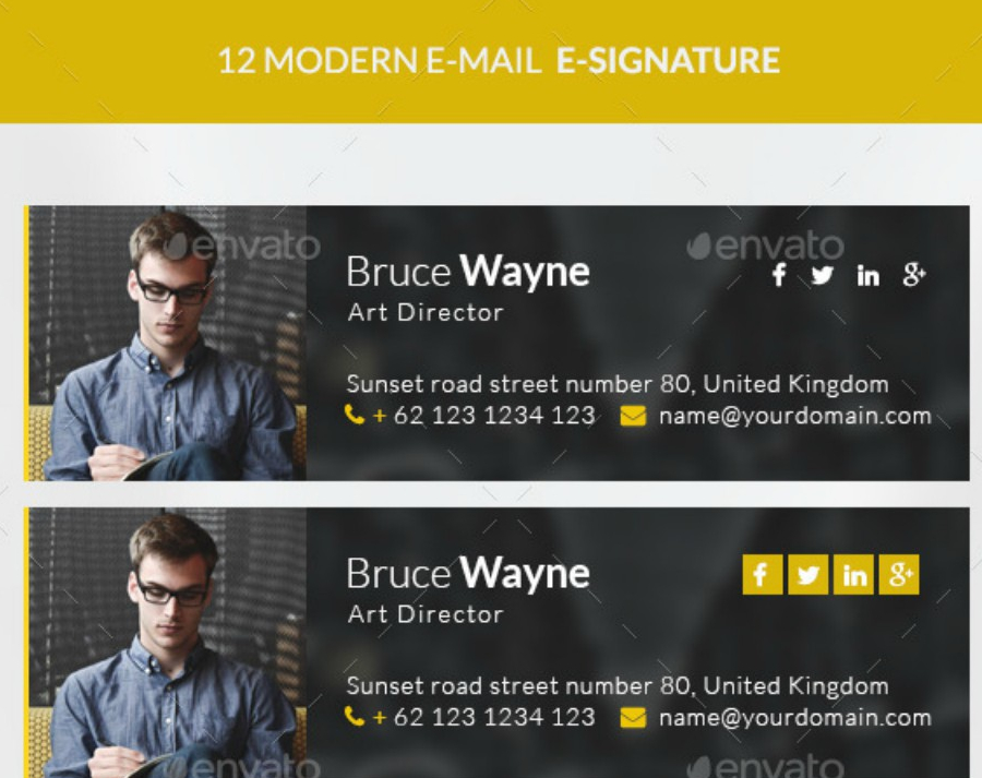 Company Email Signature - 13+ Examples, Format, Sample | Examples