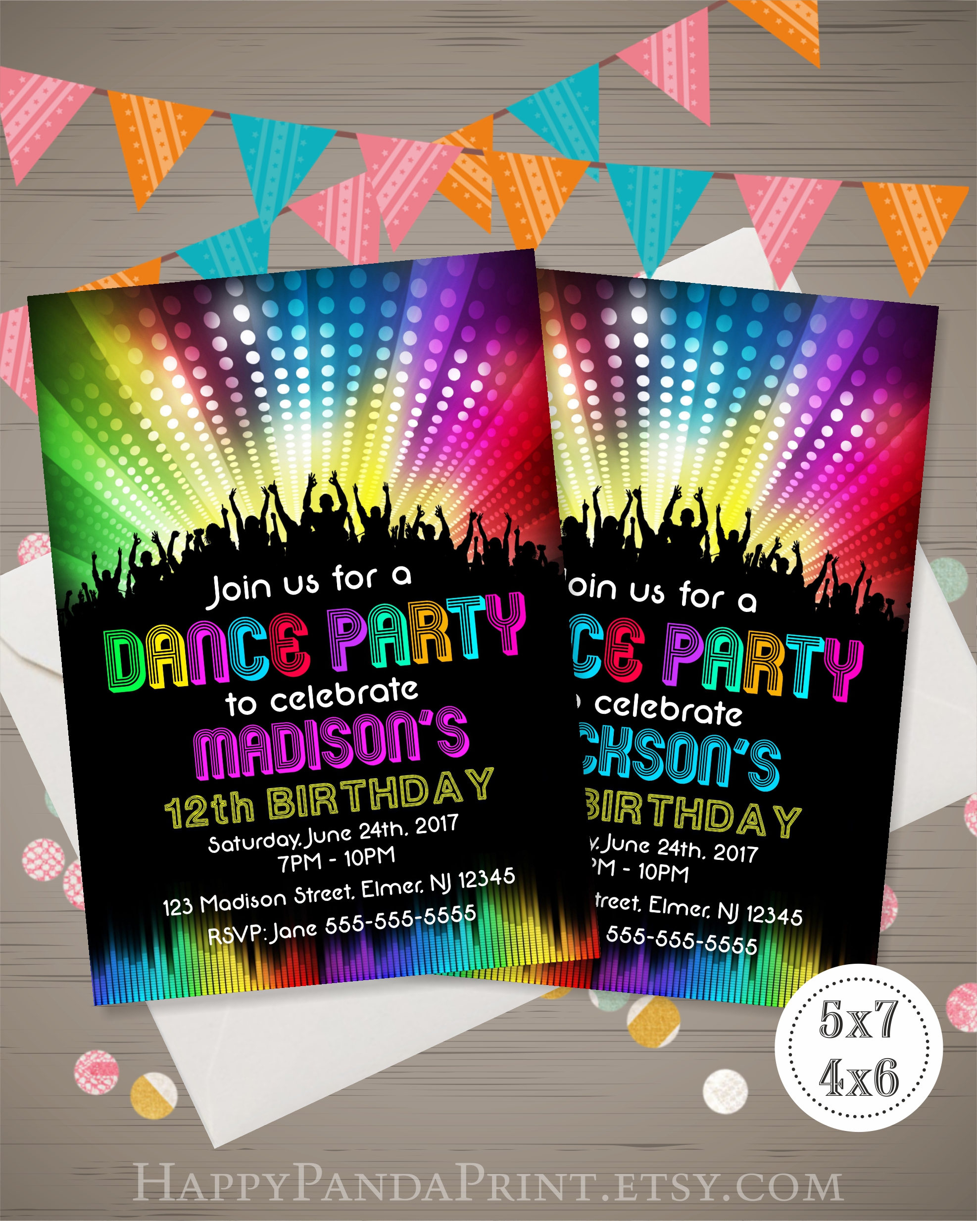 Dance Party Invitation 15 Examples Illustrator Word Pages