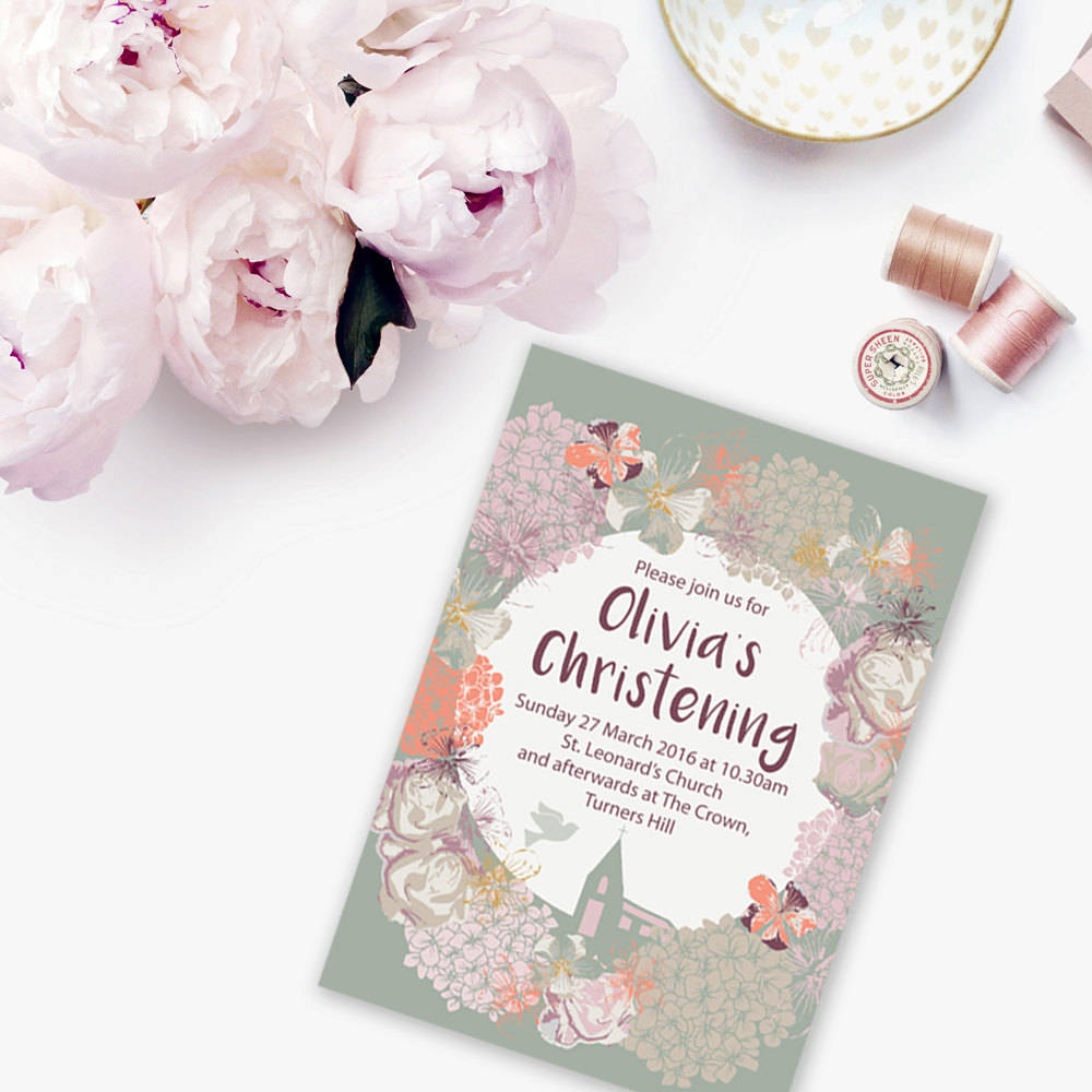 Christening Invitation - 15+ Examples, Format, Pdf | Examples