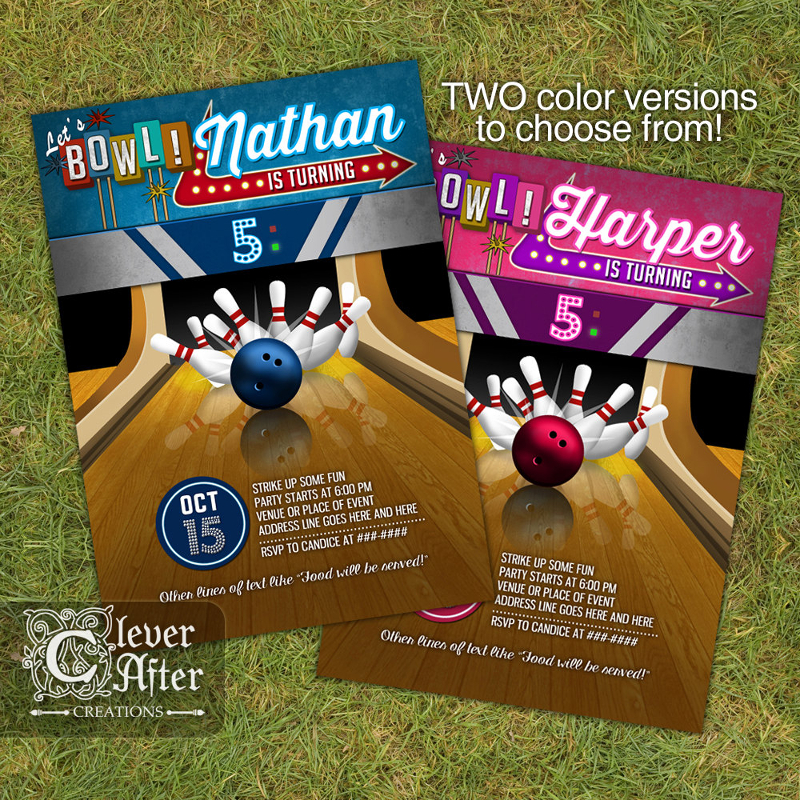 Bowling Invitation - 15+ Examples, Format, Pdf | Examples