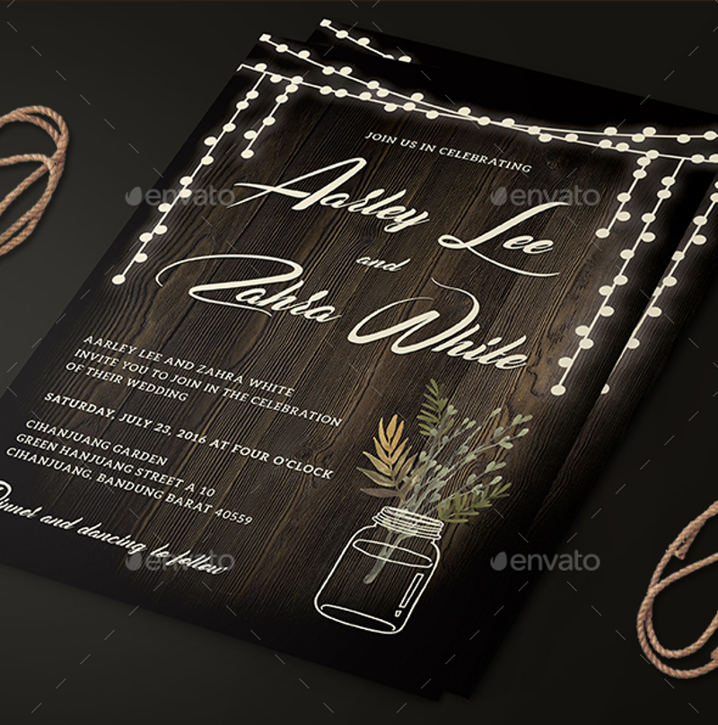 Rustic Invitation - 15+ Examples, Format, Pdf | Examples