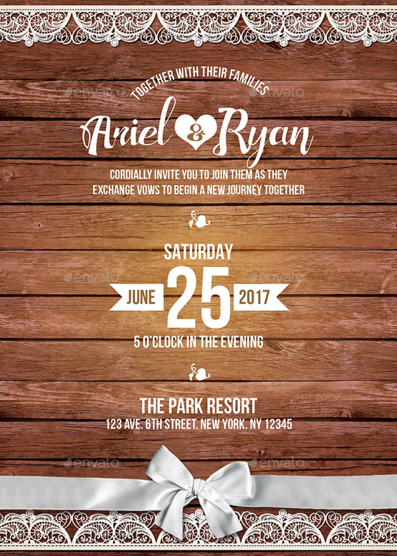 FREE 18 Rustic Invitation Designs Examples In Publisher Word 