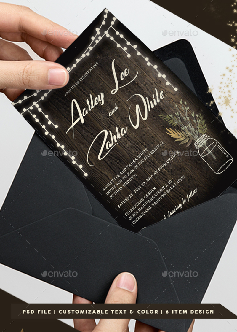 Rustic Party Invitation - 18+ Examples, Format, Pdf | Examples