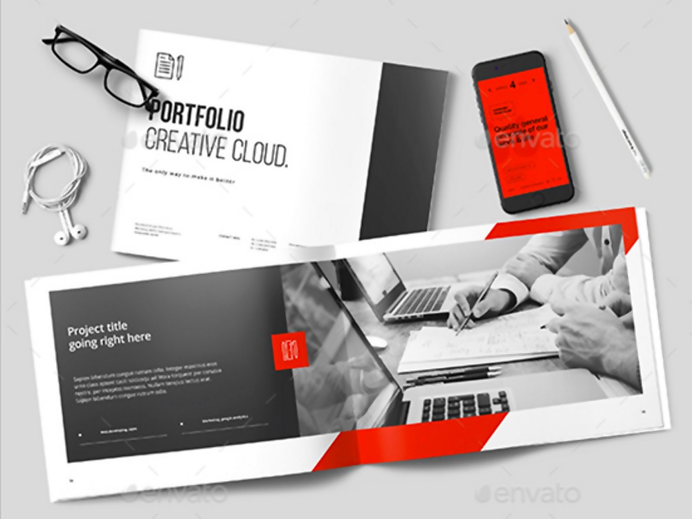 Minimalist Paper Portfolio - 10+ Examples, Format, Pdf | Examples