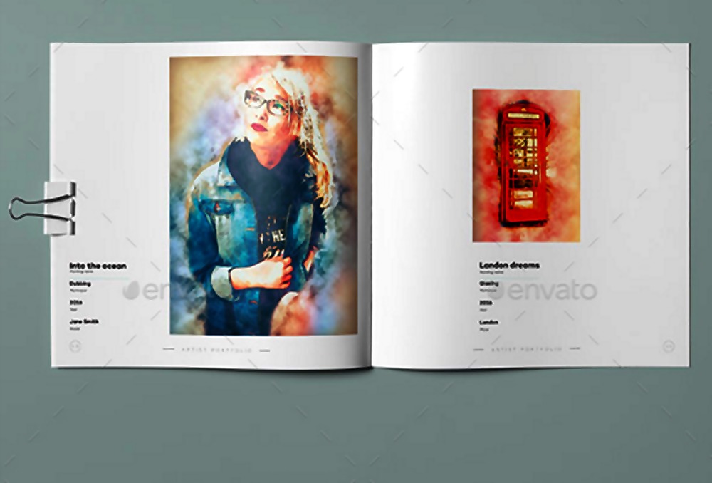 Examples Of Digital Art Portfolios After Briefly Introducing Herself 