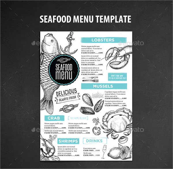 Sumptuous Seafood Menu - 24+ Examples, Format, Pdf | Examples