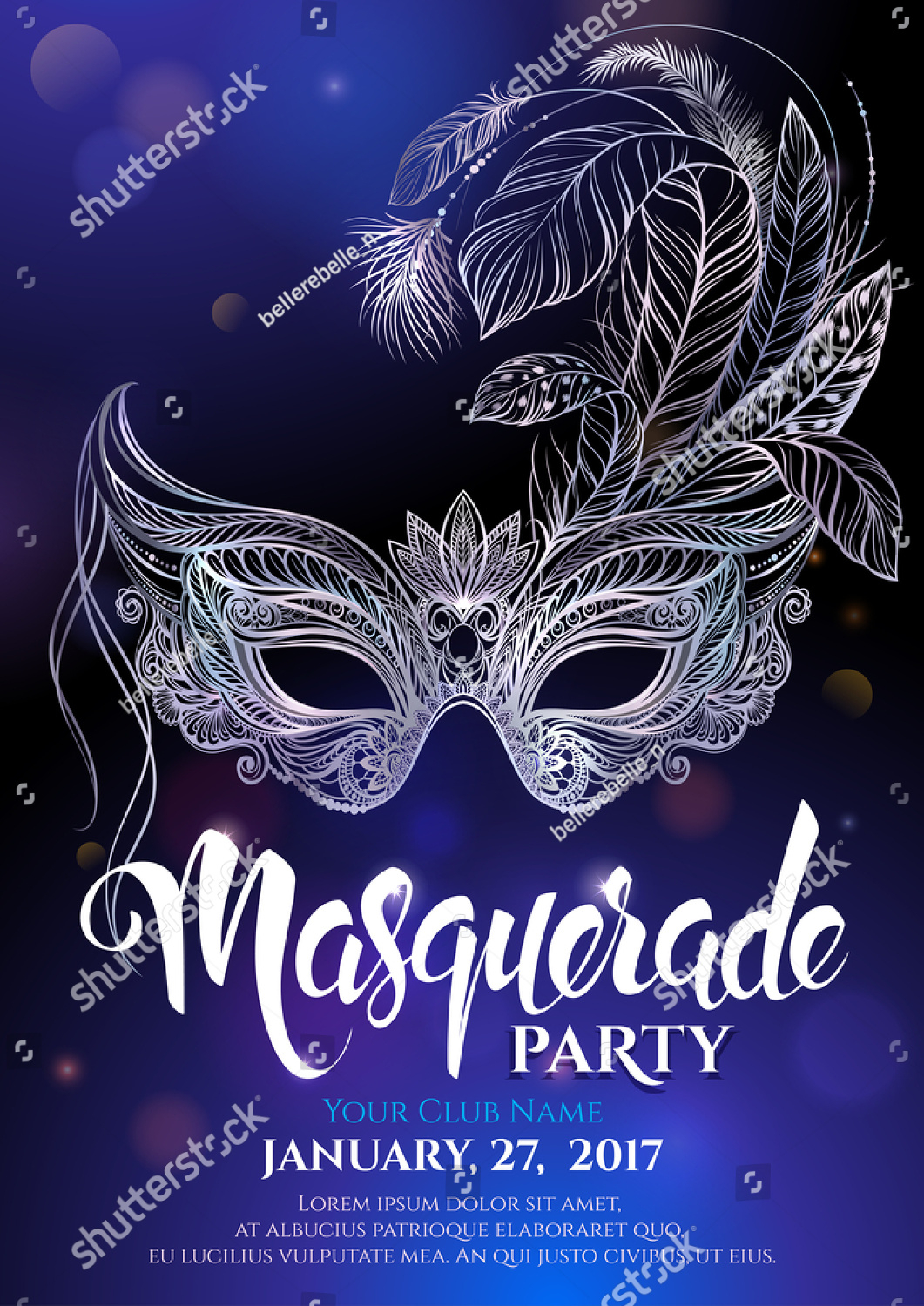 Masquerade Party Invitation - 17+ Examples, Format, Pdf | Examples