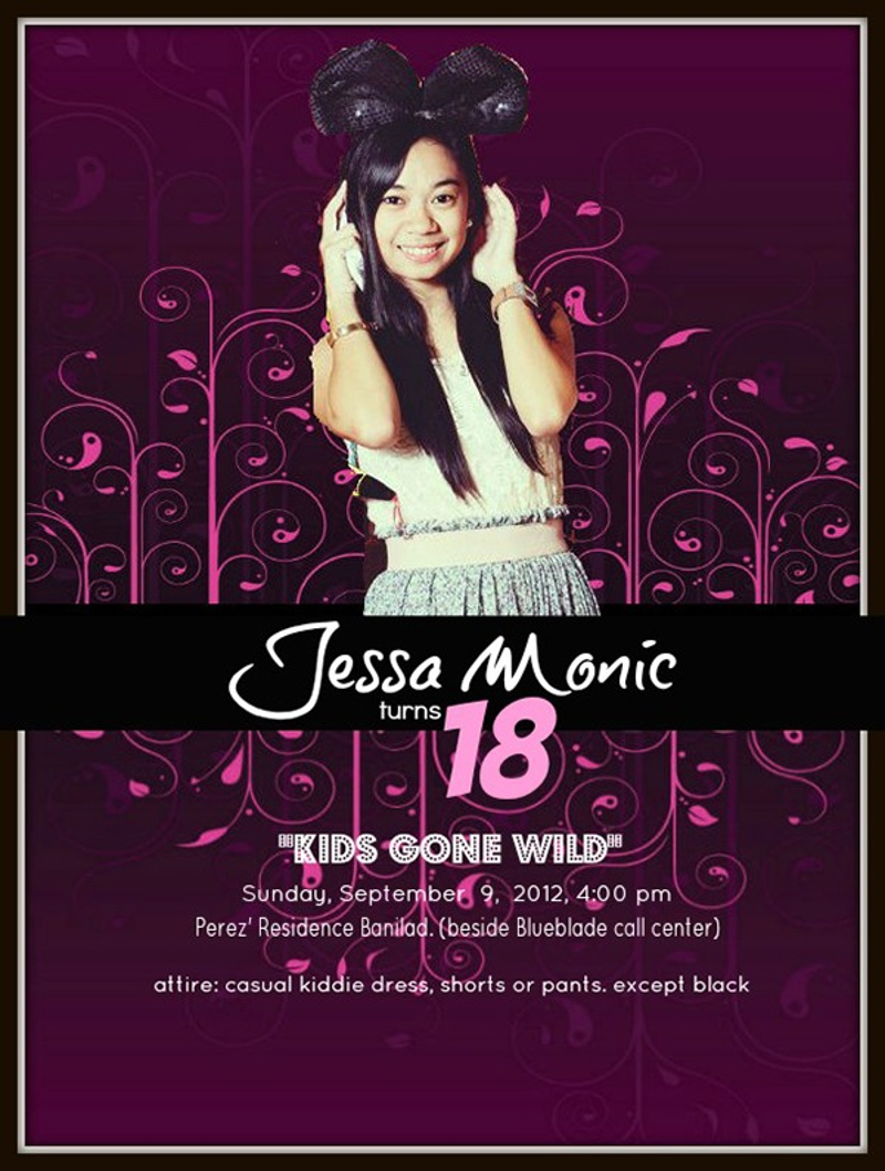 Debut Birthday Background