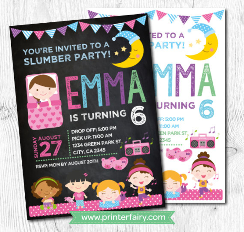 Sleepover Invitation - 15+ Examples, Format, Pdf | Examples