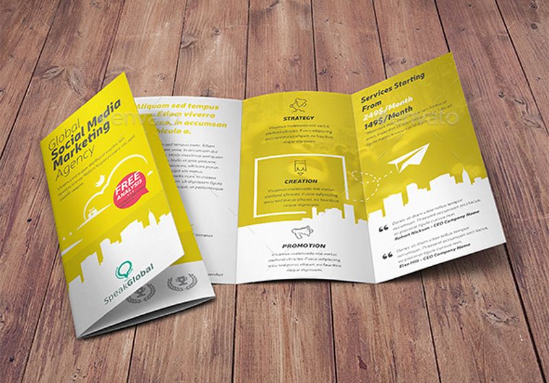 Social Media Brochure - 14+ Examples, Format, Pdf | Examples