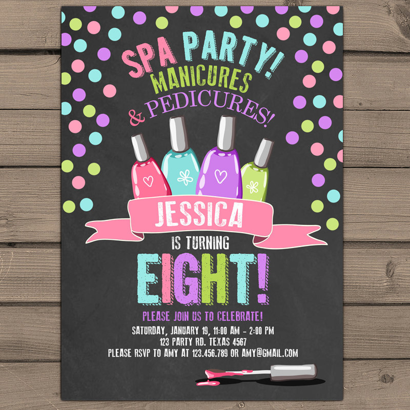 Spa Party Invitation - 16+ Examples, Format, Pdf | Examples