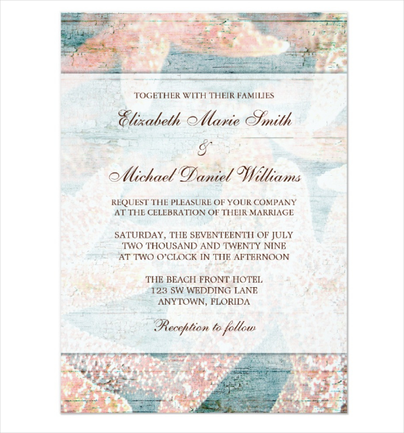 Resort Wedding Invitation - 14+ Examples, Format, Pdf | Examples