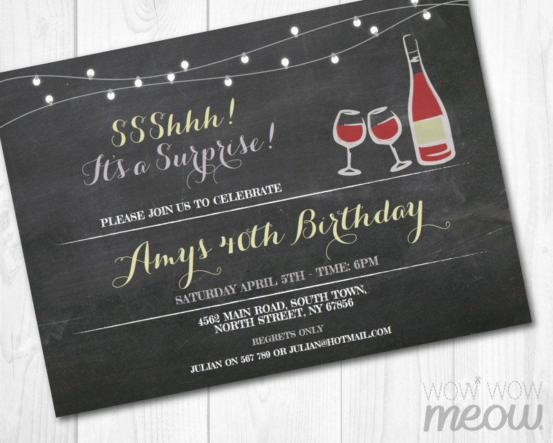 Wine Invitation - 15+ Examples, Format, Pdf | Examples