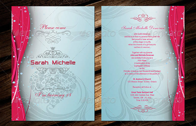 Sweet 16 Invitation 15 Examples Format Pdf Examples