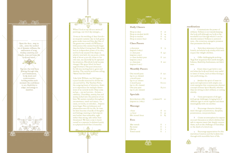 Yoga Brochure - 16+ Examples, Format, Pdf | Examples