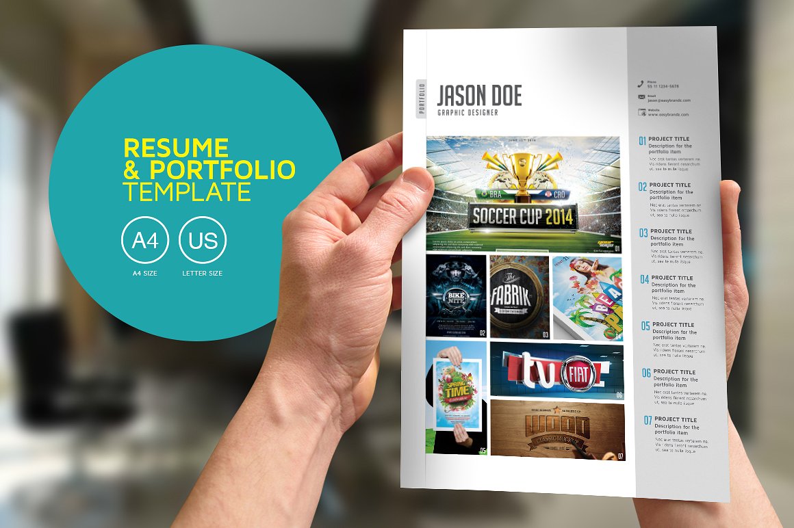 10 Professional Career Portfolio Examples In PSD AI EPS Vector 