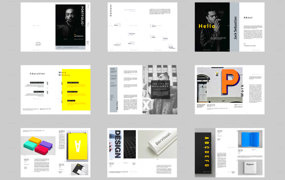 FREE 9 Portfolio Layout Examples In PSD AI EPS Vector Examples