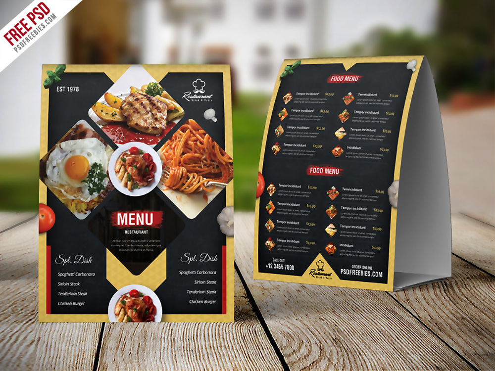PSD Menu 15 Examples Format Sample Examples