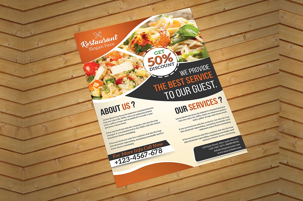 Restaurant Flyer - 24+ Examples, Format, Pdf | Examples