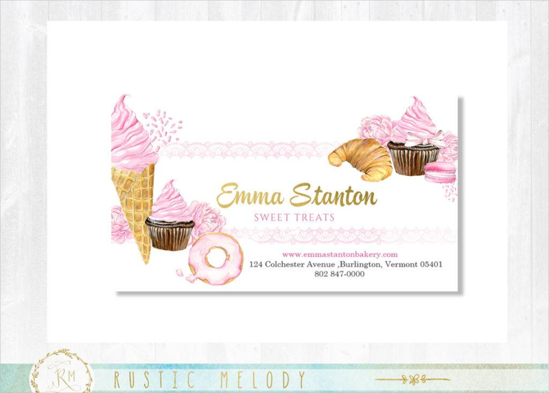Bakery Business Card - 22+ Examples, Format, Pdf | Examples