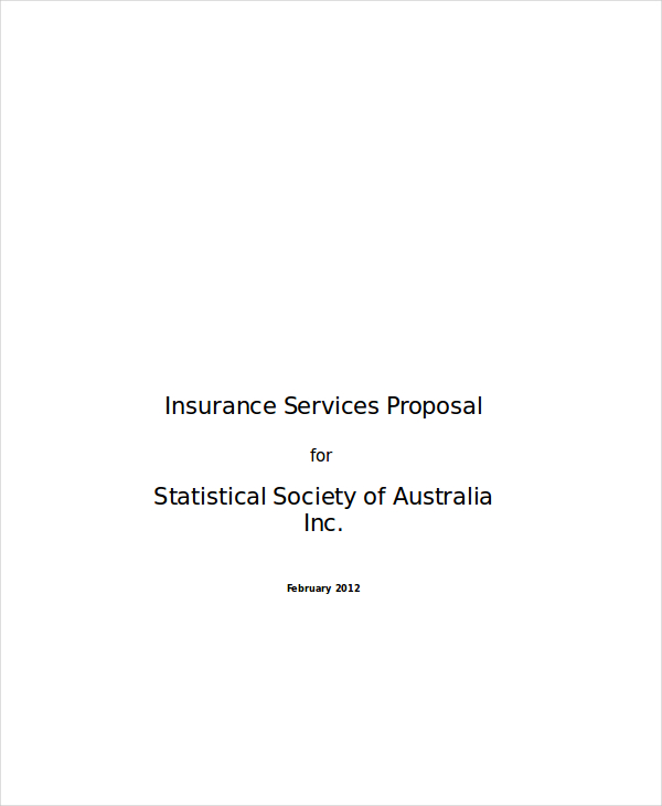 Insurance Proposal - 11+ Examples, Format, Pdf | Examples